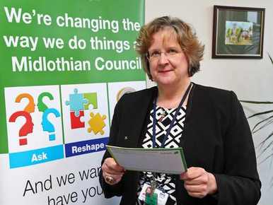 32410887-Midlothian council leader Cath Johnstone as the council ...