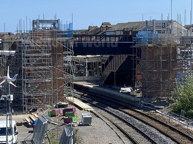39716123-Hartlepool Train Station, bridge. Hartlepool. Picture by FRANK ...