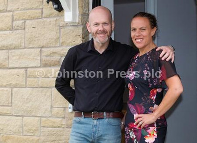 35072071-Grant Allan and Laura Braham of Bilston who have lost a total ...