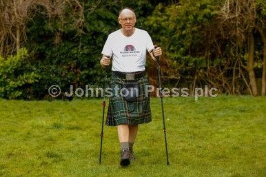 36116871-Former Councillor Ian Baxter who will be walking 187 miles in ...
