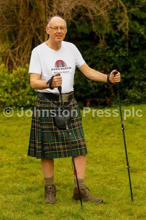 36116878-Former Councillor Ian Baxter who will be walking 187 miles in ...