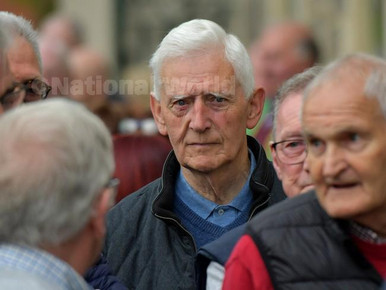 39716299-Terry Harkin, former Northern Ireland International, attends ...