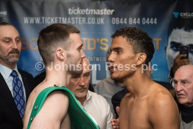 36026116-John Devlin. 02 03 2018. GLASGOW. The Hilton Garden Inn. Weigh ...