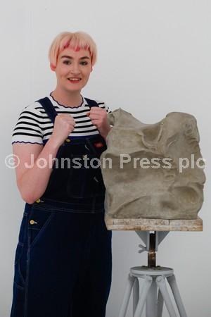 36400703-ECA Degree Show Preview. Graduate Taylor Shaw with her work ...