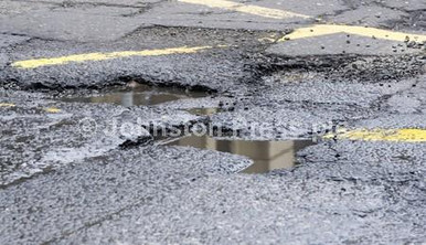 36810957-12 03 2018. Pothole campaign: Pothole, Lothian Road Edinburgh ...