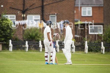 39029294-Cricket - Birstall v Lightcliffe. Lightcliffe batsmen Subhan ...