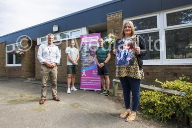 39032298-From the left, Paul Mashinter, headteacher of Carr Green ...