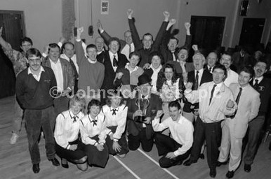 25636218-1990 Blidworth Colliery Band celebrate their trophy win ...