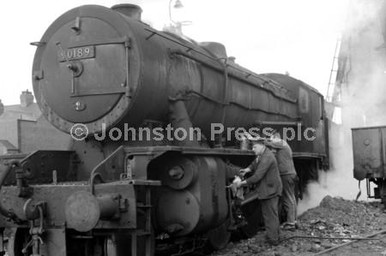 24968658-1965 Langwith Last steam loco leaves depot - Iconic Media ...