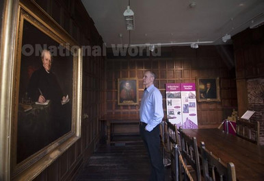 39718045-Postscript. Curator Robin Diaper pictured at the Wilberforce ...