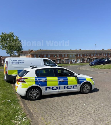 39718926-Police officers and Crime Scene Investigation offers at Murder ...