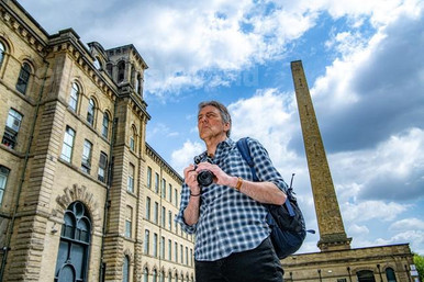 39719742-Amateur photographer Neil Horsley picture at Salts Mill ...