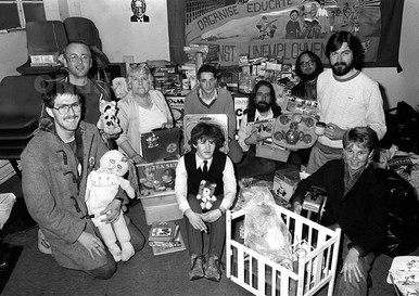 39722282-Miners Strike November 2nd 1984 - Toys for miners children at ...