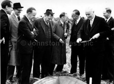 20021611-Bevercotes Colliery 1952 First sod cut for £5 million new pit ...