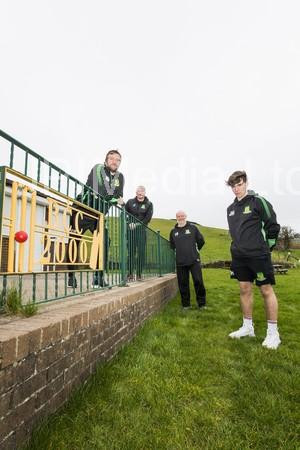 38926011-Blackley Cricket Club, from the left, head of coaching Michael ...