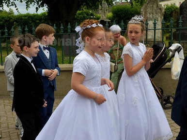 39727224-Children from schools in the Long Tower parish, who made their ...