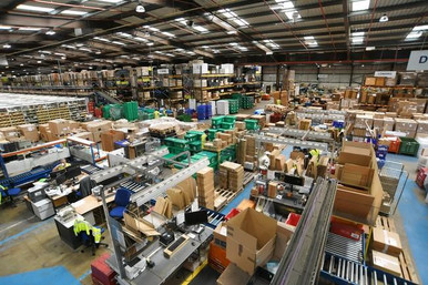 39732775-Whirlpool factory tour at Woodston. The parts warehouse ...