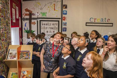 30474803-Edinburgh UK Apr 22 2015; Forth One Arlene Stuart visits ...