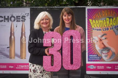 31263382-Edinburgh UK Aug 11 2015; Karen Koren founder and Artistic ...