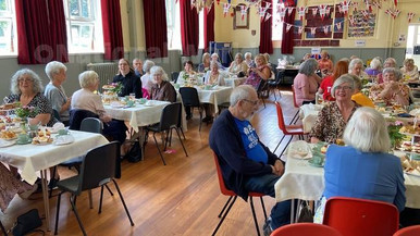39733382-The Greatham Feast pensioners Afternoon Tea. Picture by FRANK ...