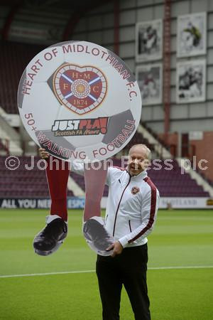 31134259-Former Hearts player Jimmy Sandison launches the Hearts ...