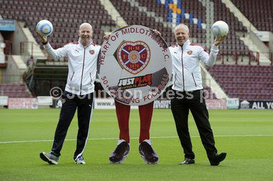 31134263-Former Hearts player Jimmy Sandison launches the Hearts ...