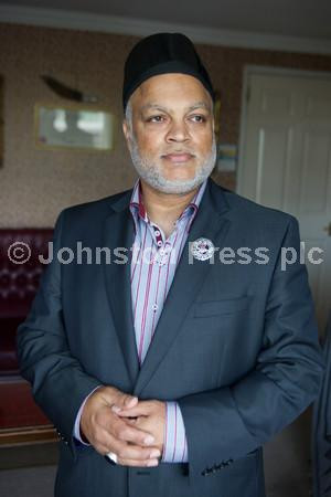 31164886-John Devlin. 24 07 15 . GLASGOW. Portrait of Habib Malik ...
