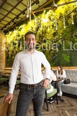 38982216-Co-owner Sam Yumusak at La Luna restaurant, Halifax ...