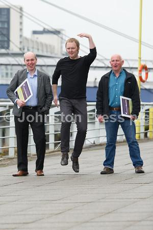 30931733-John Devlin. 25 06 15 . GLASGOW. BBC HQ. L-R. Gilbert ...