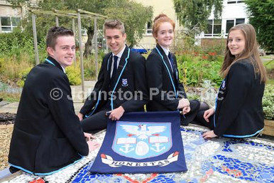31407174-Musselburgh Grammar School Head Boy & girl with their deputies ...