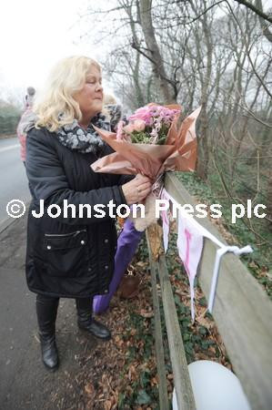 37318946-Friends and family of Nyki Taylor gather at Skew Bridge in ...
