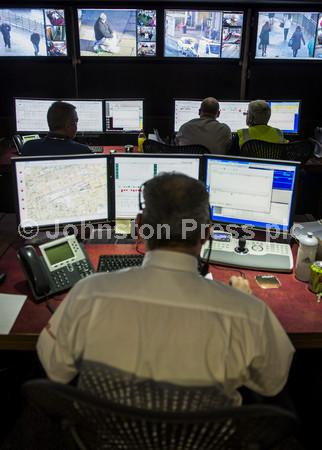 26772780-Photograph by Ian Georgeson, Lothian Buses CCTV control room ...