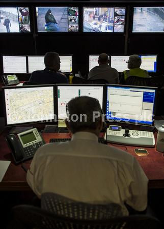 26772781-Photograph by Ian Georgeson, Lothian Buses CCTV control room ...