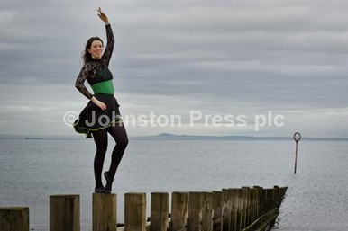 27127447-6th March 2014, edinburgh, UK. Dancer Jennifer Roxburgh on ...