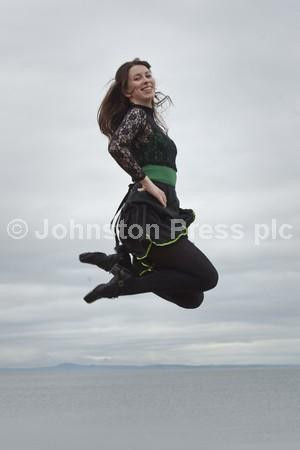 27127455-6th March 2014, edinburgh, UK. Dancer Jennifer Roxburgh on ...
