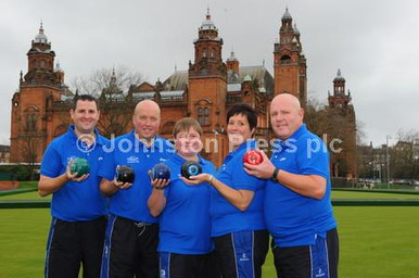 27264131-Members of the Scottish Commonwealth Bowls team at Kelvingrove ...