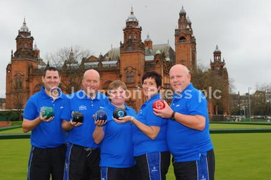 27264132-Members of the Scottish Commonwealth Bowls team at Kelvingrove ...
