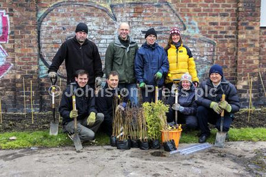 27289610-Tree planting at Harrison Park. Pictured: Volunteers, Ian ...