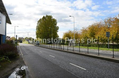 29113676-JP License The section of the Western Approach road above the ...