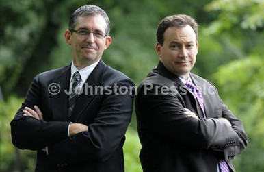 25422667-Edinburgh 23 8 13. l-r Jason Boxt Senior Vice President of The ...