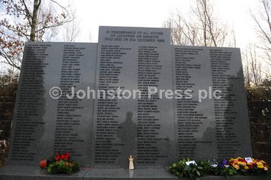26681581-The town of Lockerbie. 25 years after the disaster. The Garden ...
