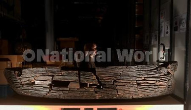 39551347-Curator of Archeology Kat Baxter pictured with the Medieval ...