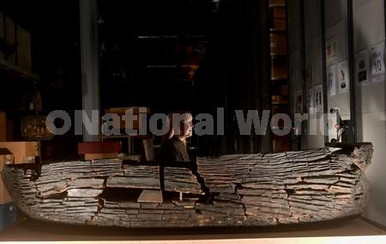 39551359-Curator of Archeology Kat Baxter pictured with the Medieval ...