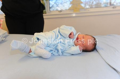 23450743-The first baby born in Scotland in 2013. Riley Harkness with ...