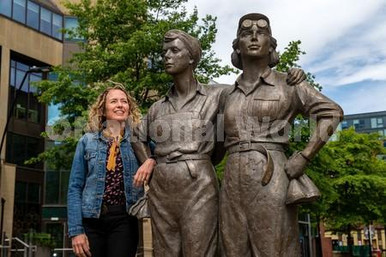 39551979-Michelle Rawlins, author of the Women of Steel book, pictured ...