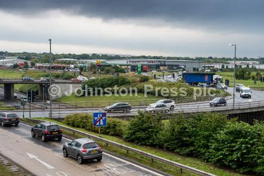 25847558-Photograph by Ian Georgeson Newbridge Roundabout M9 motorway ...