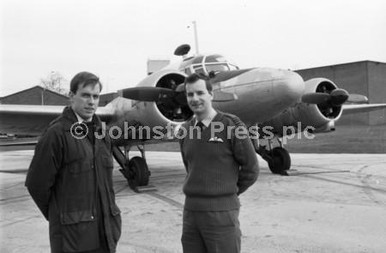 20378975-Owner Michael Fraser and Squadron Leader Tony Sinclair ...