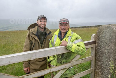 39800450-Stephen Ramsden with his son Mark from near Pateley Bridge ...