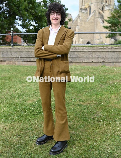 39801545-St Hilds pupil Tom Creevy looking cool at the Croft Gardens ...