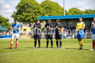39444864-A charity football match was held on Sunday afternoon to raise ...
